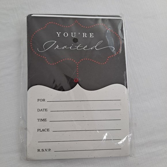 Hallmark | Party Supplies | Party Invitations Youre Invited Black Tie ...